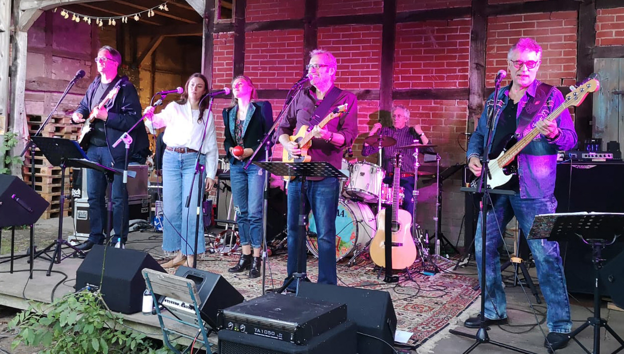 Johnny B – on the Bridge with Flowers